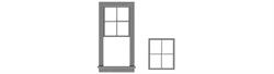 O Scale Framed Windows - Page -1