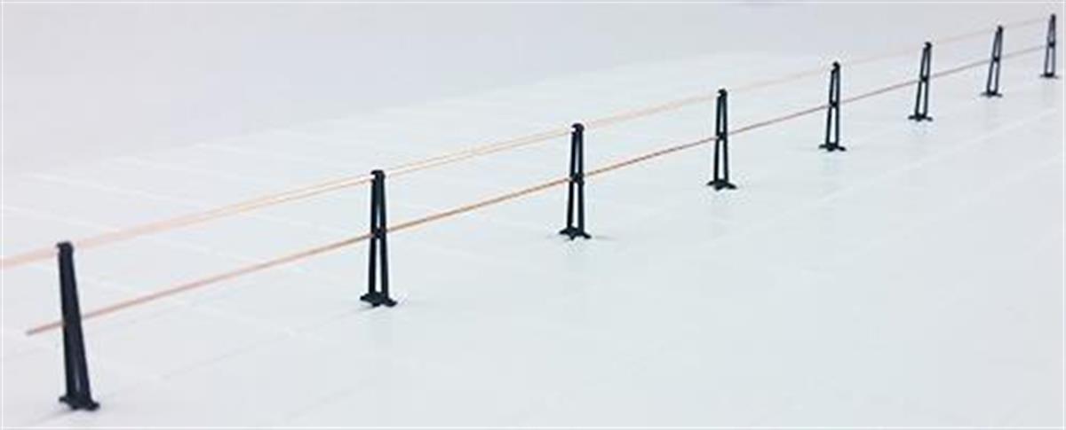 #8300 PRR PIPE RAIL STANCHIONS