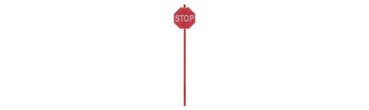 #8247 MODERN STOP SIGN
