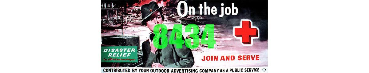 #8434 RED CROSS ON THE JOB BILLBOARD
